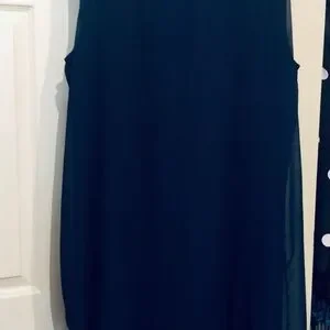 Olsen | Dresses | Olsen Island Breeze Sleeveless Blue Dress With ...